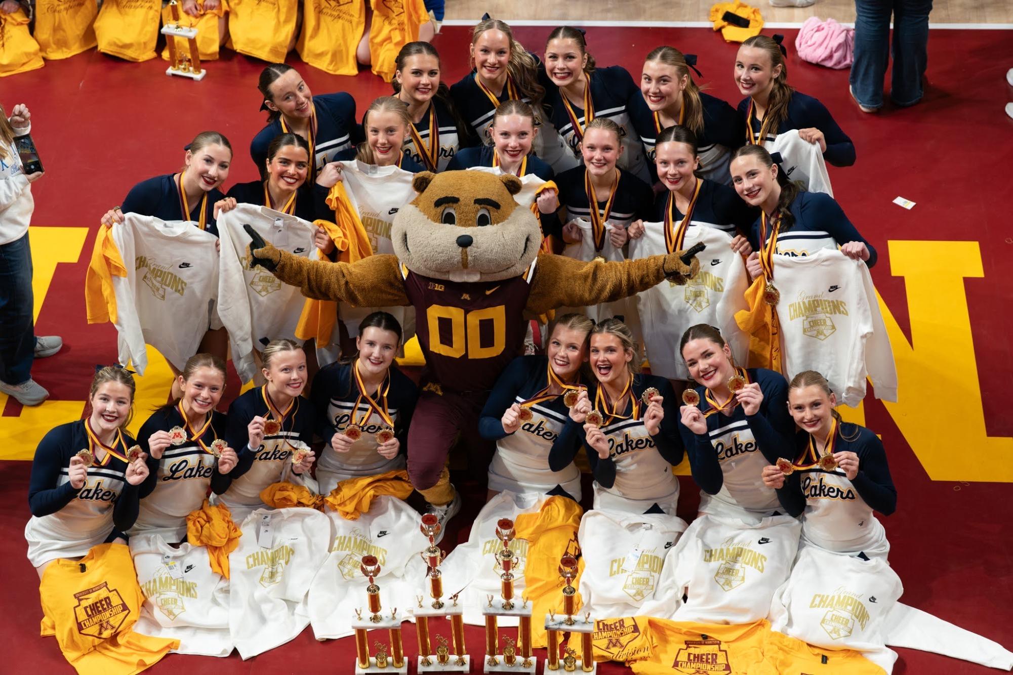 Prior Lake cheerleaders earn two first place finishes at U of M cheer ...